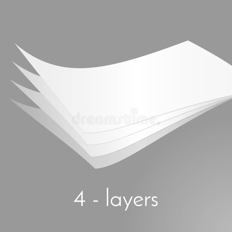 Paper layers stock vector. Illustration of creative, lines - 70400461