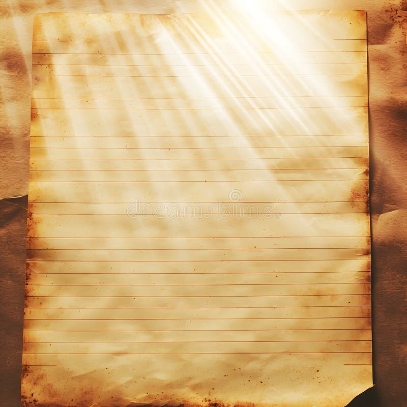 A Paper with a Light Shining on it. Stock Illustration - Illustration ...