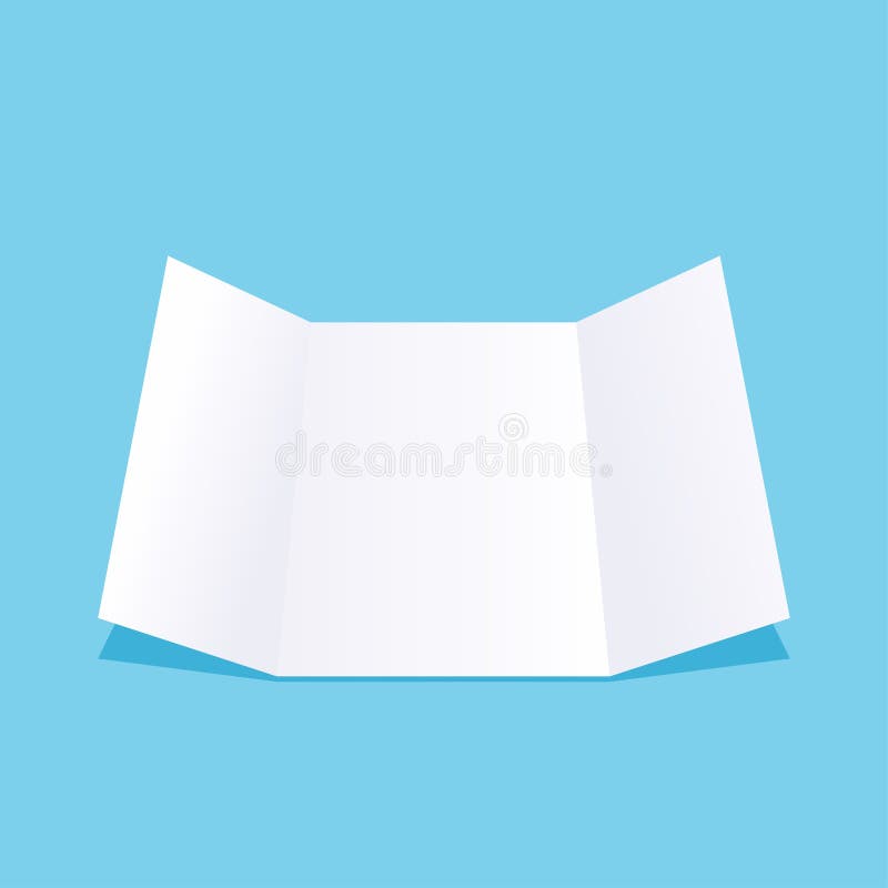 Blue paper list stock vector. Illustration of document - 74415049