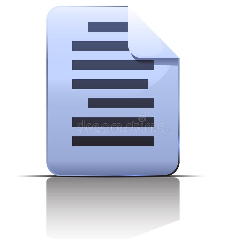 Paper list stock vector. Illustration of publication - 36633669