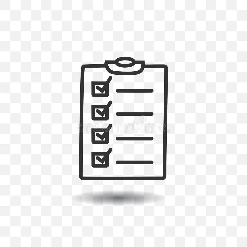 Paper list icon stock vector. Illustration of menu, flat - 107930816