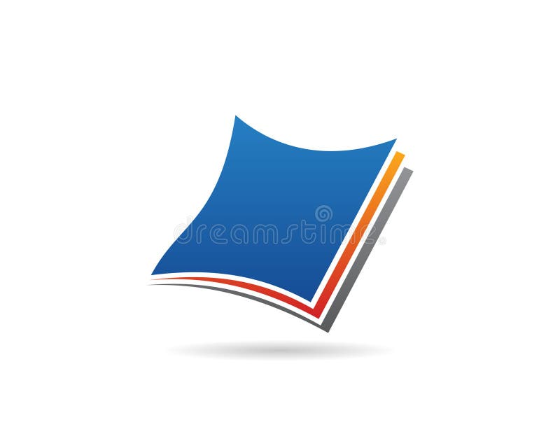Paper logo 1 icon template stock illustration. Illustration of wing ...