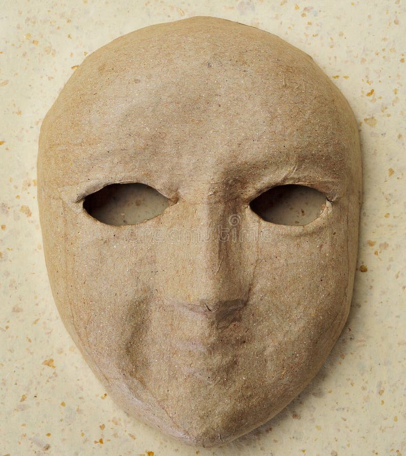 Paper-mache mask stock image. Image of concept, accessory - 23301373