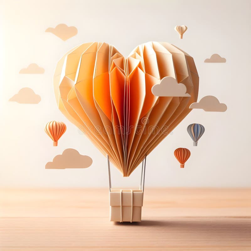 Paper made baloon stock illustration. Illustration of paper - 309795951