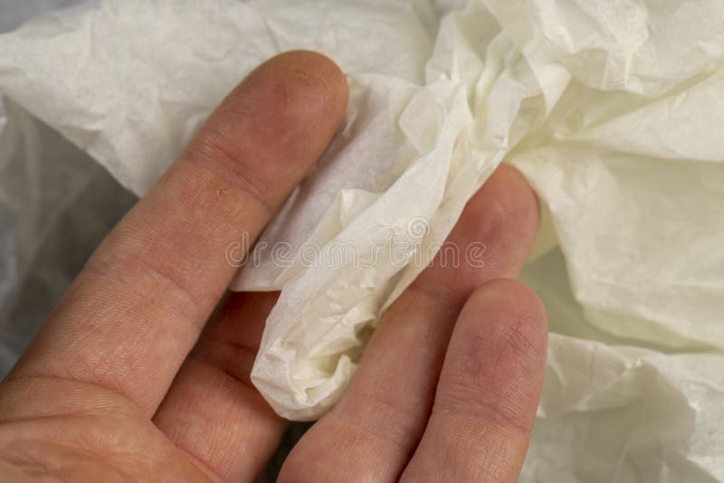 Paper Made of Cellulose As a Packaging Material for Clothing Stock ...