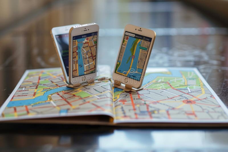 A Paper Map Unfolding into a GPS Navigation System, Showcasing the ... A Paper Map Unfolding into a GPS Navigation System, Showcasing the ...