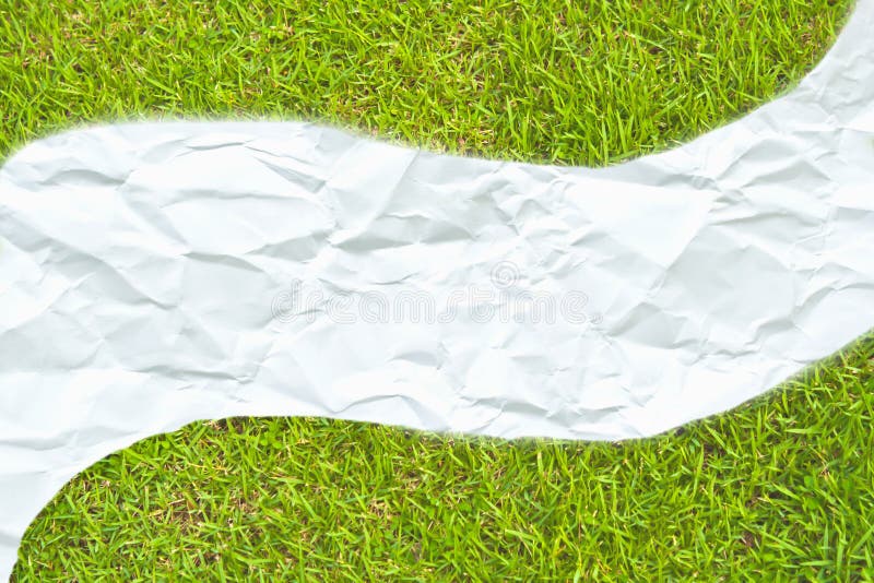 Paper on meadow stock photo. Image of green, natural - 22126852