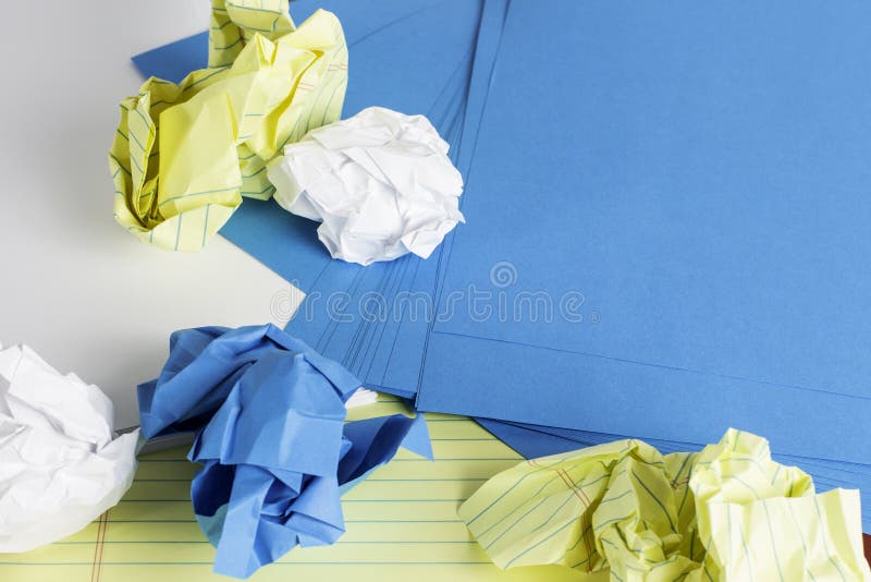 Paper Mess stock photo. Image of garbage, crumpled, office - 32700512