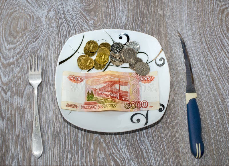 Money on plate stock photo. Image of loan, plate, activity - 19431128