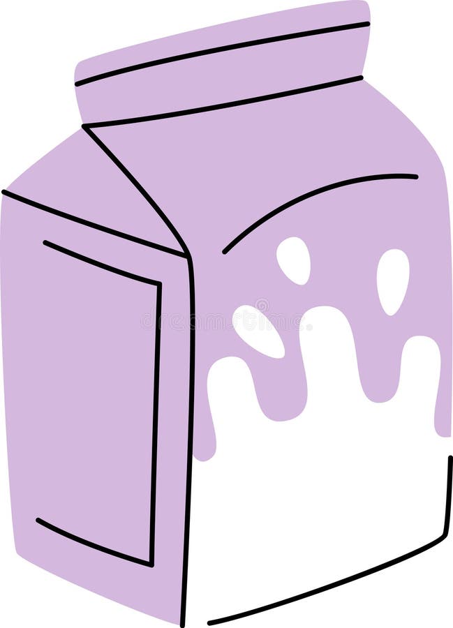 Paper Milk Box stock vector. Illustration of packaging - 328748664