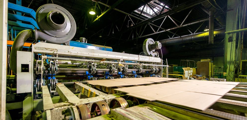 Paper mill factory stock image. Image of pipes, huge - 82567753