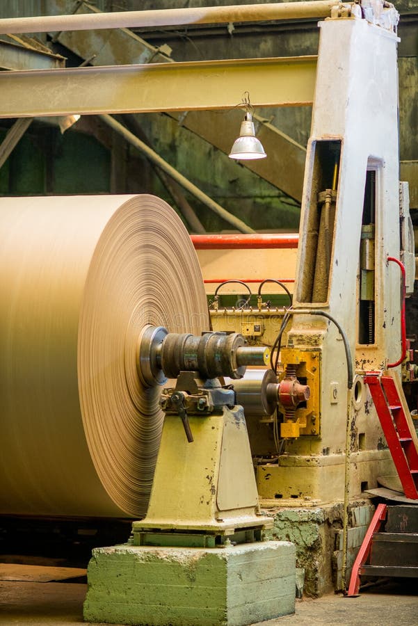 Paper mill factory stock image. Image of plant, factory - 82388589