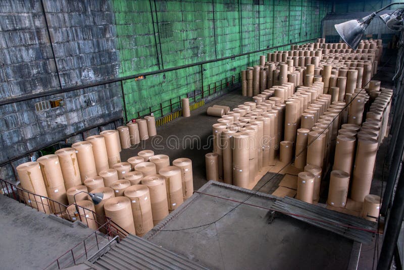 Paper mill factory stock photo. Image of produce, machinery - 82383076