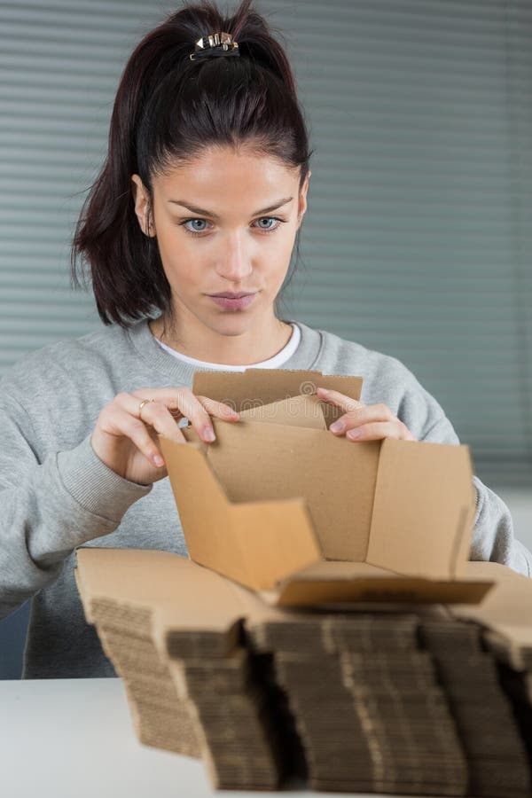 Paper mill factory worker stock photo. Image of package - 153019090
