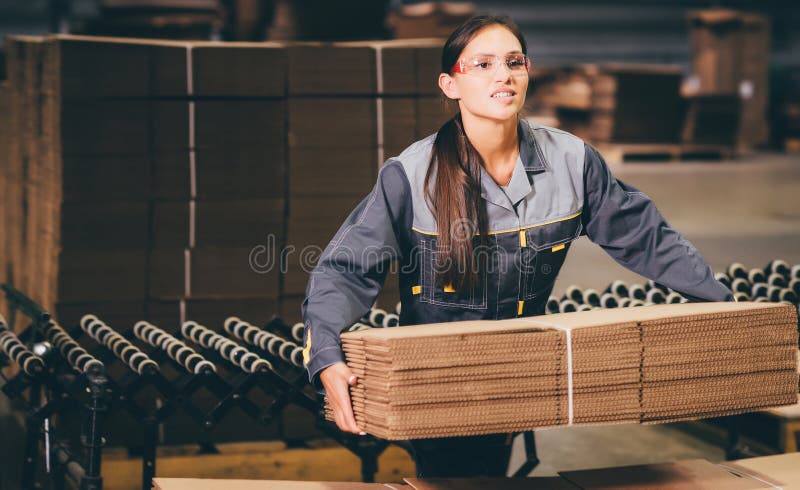 Paper mill factory worker stock photo. Image of paper - 92878798
