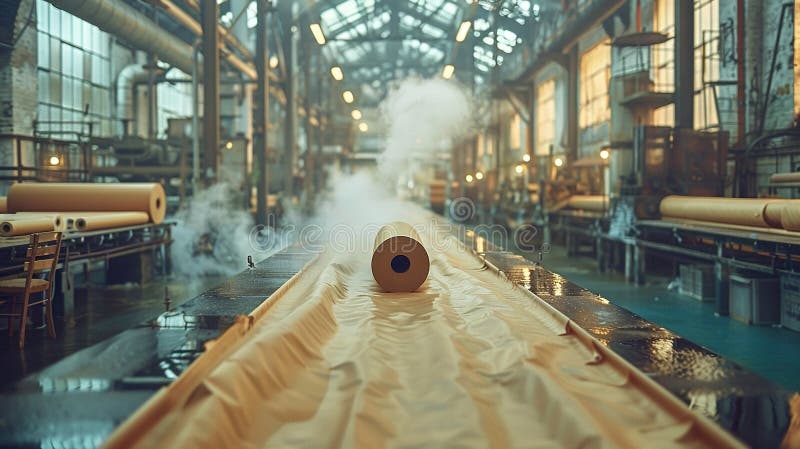 Paper mill stock photo. Image of industrial, manager - 320112068