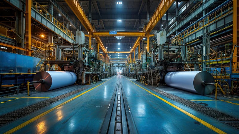 Paper mill stock image. Image of control, design, plant - 320115521