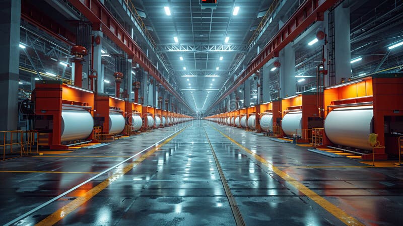 Paper mill stock image. Image of control, design, plant - 320115521