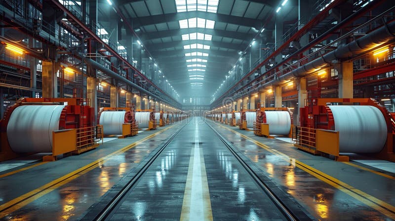 Paper mill stock photo. Image of adult, manufacturing - 320116450