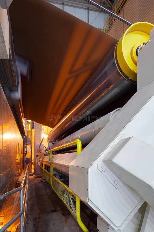 Paper mill plant stock image. Image of closeup, cellulose - 221503075