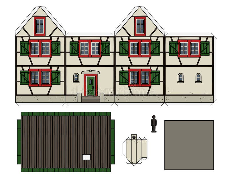 Paper Model House Stock Illustrations – 4,674 Paper Model House Stock ...