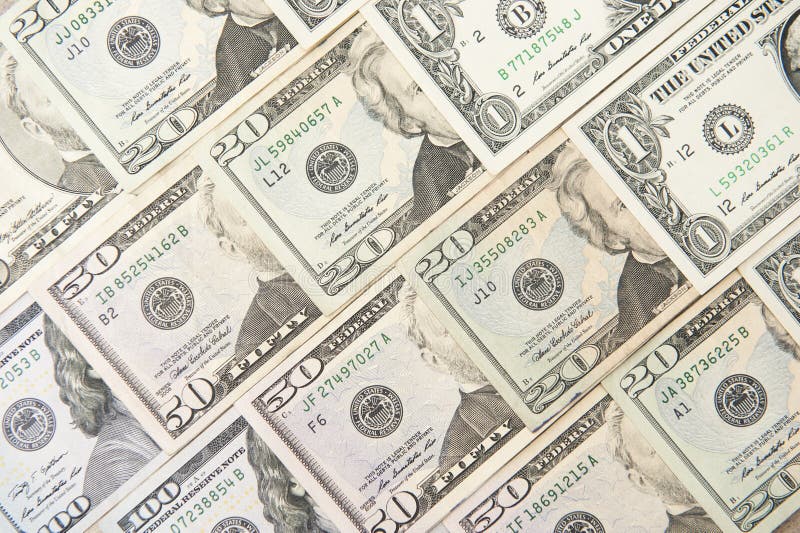 Paper Money Collage stock image. Image of bills, denominations - 44747613