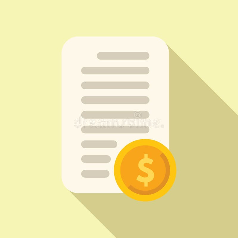 Paper Money Document Icon Flat Vector. Work Person Stock Vector ...