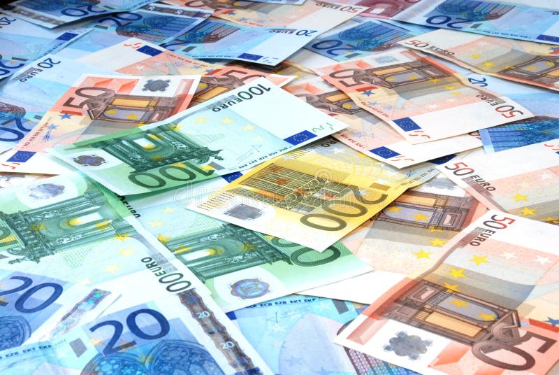 Paper money of euro stock image. Image of banknote, paying - 8161701