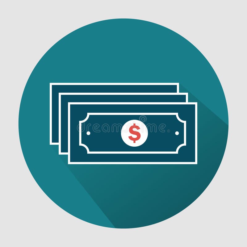 Paper Money Icon of Color Style Design Vector Stock Vector ...