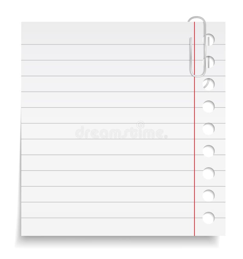 Note Paper Sheet with Squares Stock Vector - Illustration of grid ...