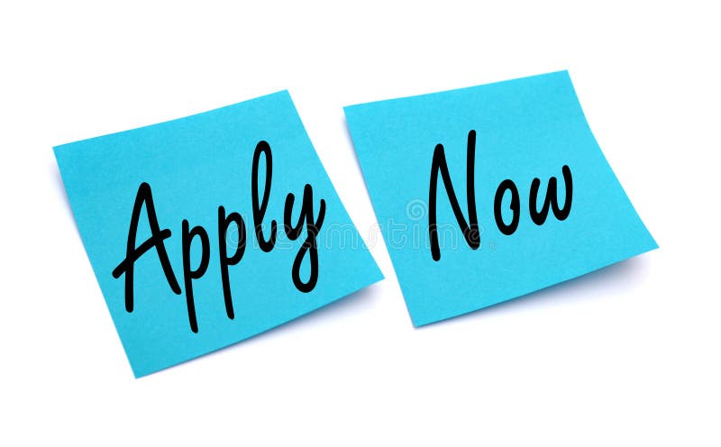 Paper note apply now stock image. Image of memo, address - 82617821