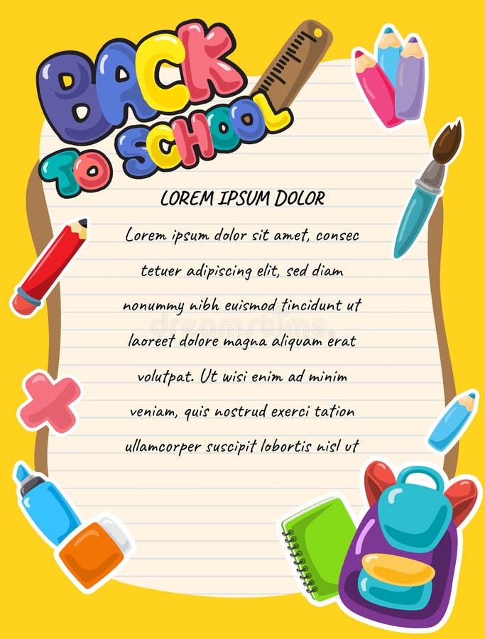 Paper Note Vector Frame Background Art Design Fruits 02 Stock Vector ...