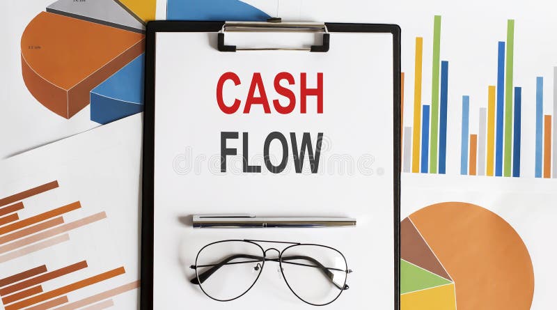 Paper Note with CASH FLOW on Chart. Concept Image Stock Photo - Image ...