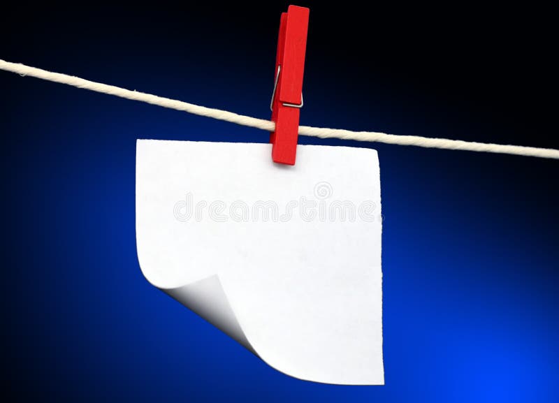Paper note and clip stock photo. Image of black, note - 9342138