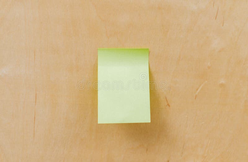 Paper Note on Desk stock photo. Image of paper, notepaper - 109240250