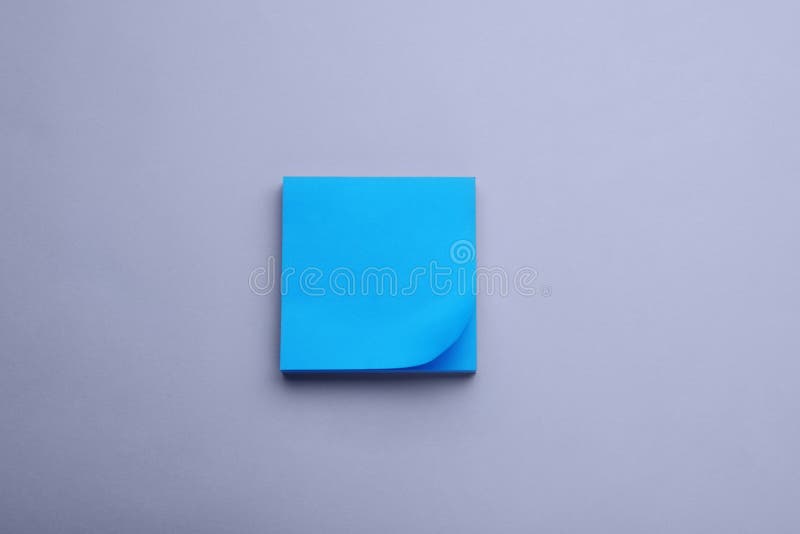 Paper Note on Light Purple Background, Top View Stock Image - Image of ...