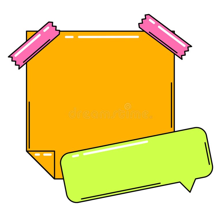 Paper Note with Pin. Frame or Background for Reminder Stock ...