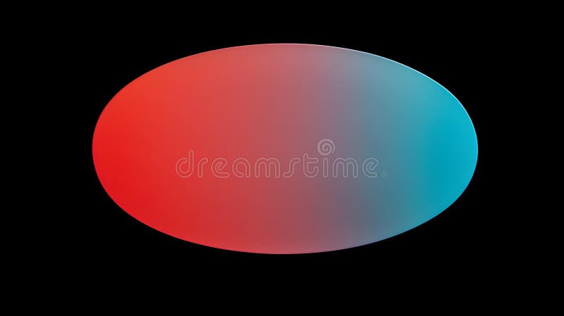 Multicolor Oval Paper Note on a Black Background. Brainstorming ...