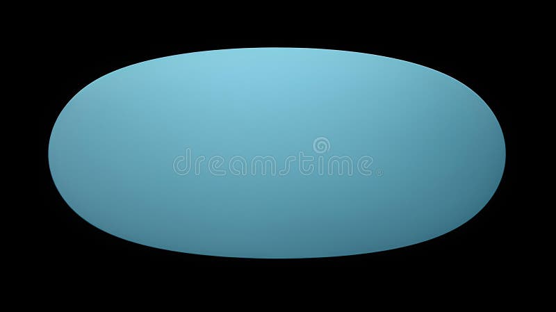 Light Blue Oval Paper Note on a Black Background. Brainstorming ...