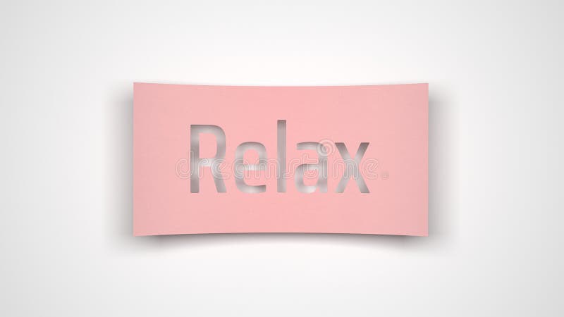 Paper note relax stock illustration. Illustration of post - 277161540