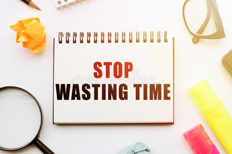 Wasting office time stock photo. Image of businesswoman - 4924892