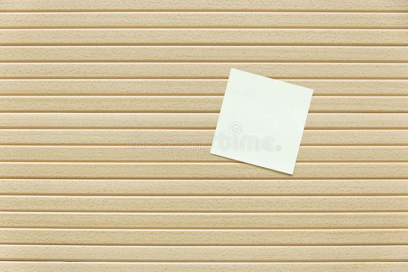 Paper Note on a Wooden Textured Background Stock Photo - Image of memo ...