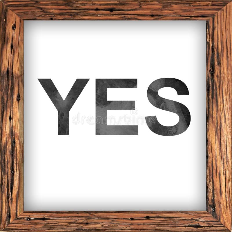 Paper Note with YES Written on Paper. Lifestyle Concept Stock Photo ...