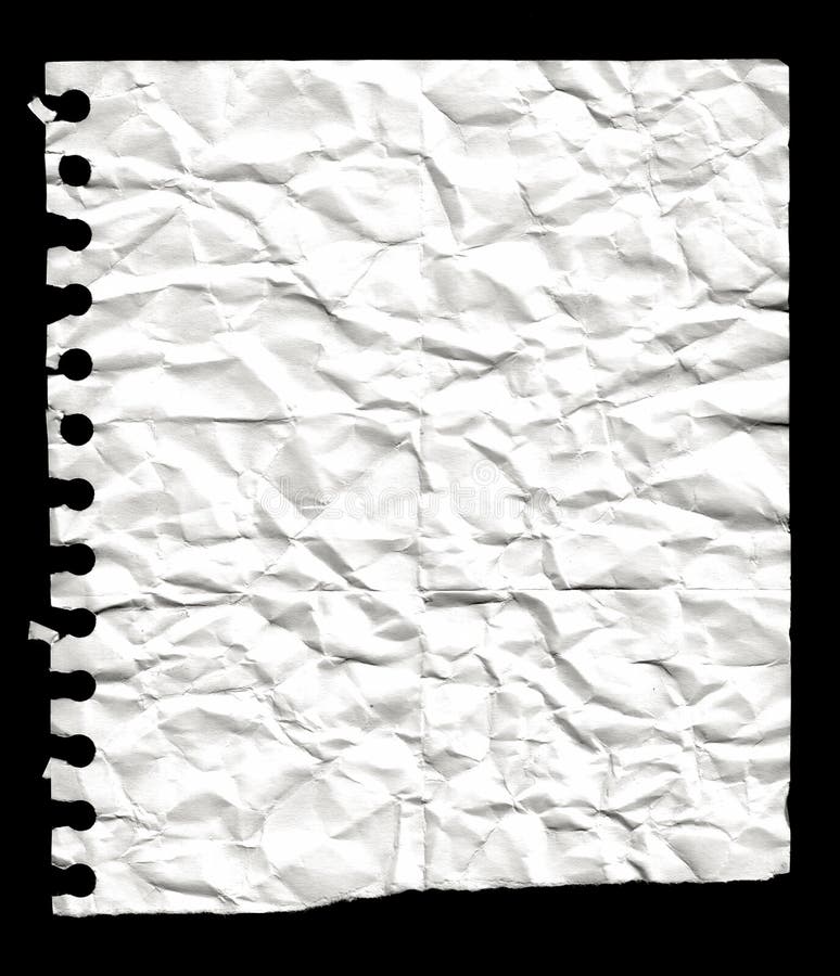 Paper from a notebook stock image. Image of patched, handmade - 10952663