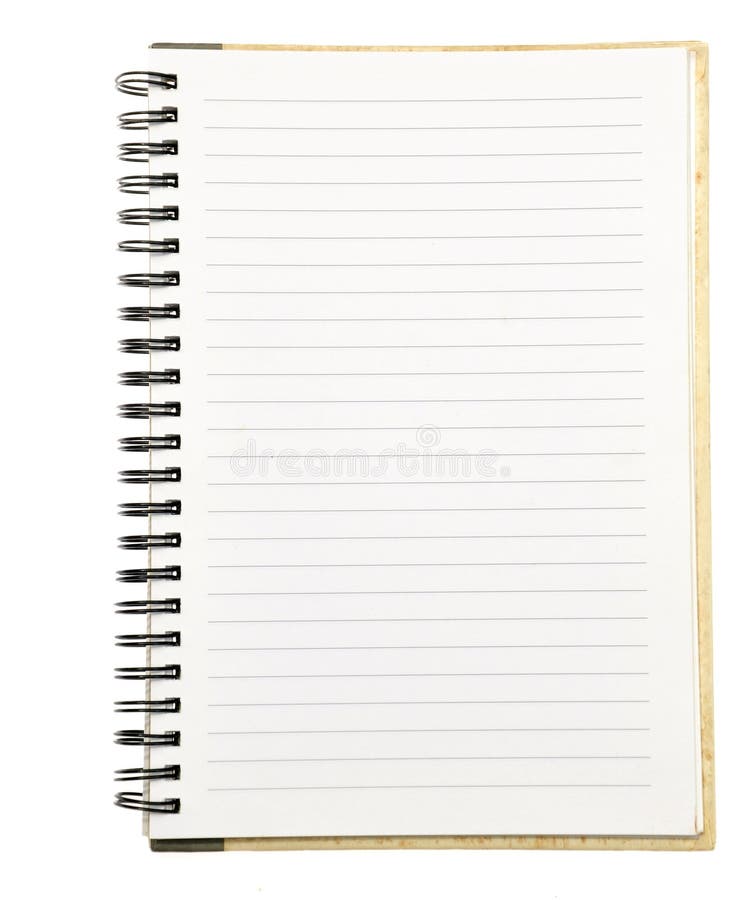 Notebook stock image. Image of empty, design, blank, notes - 12744145