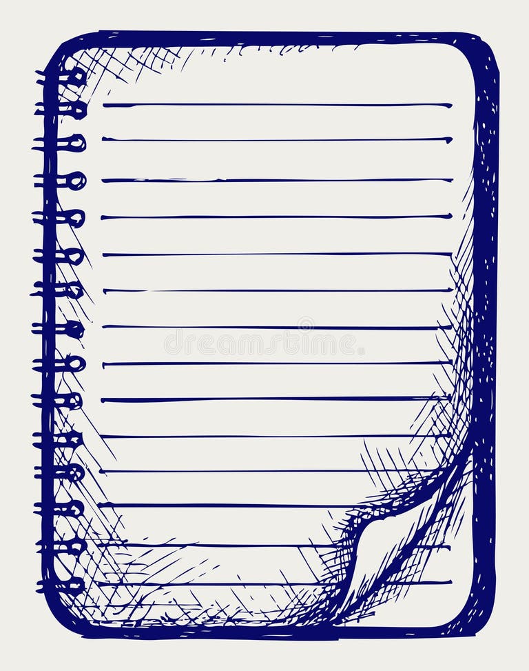 Notebook Paper Cartoon Stock Illustrations – 40,951 Notebook Paper ...