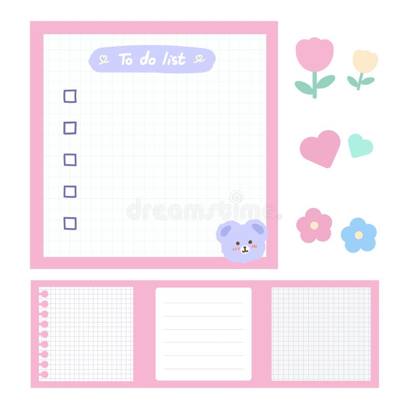 Paper Notebook Design, Blank Sheet Stock Vector - Illustration of ...