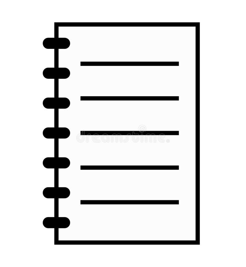 Notebook 3D Icon Perfectly stock illustration. Illustration of business ...