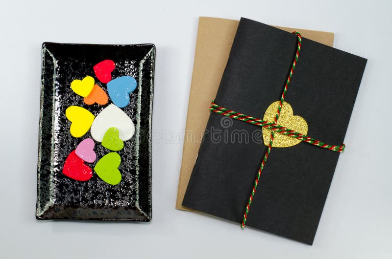 Paper Notebook Open Front Cover on White Background Stock Photo - Image ...