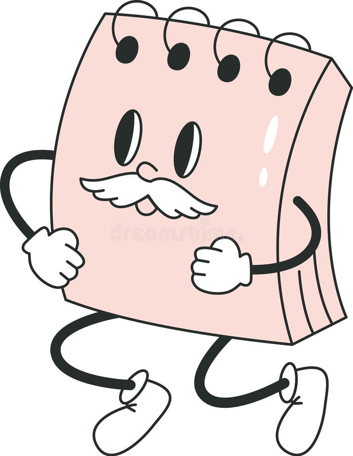 Paper Notepad Character stock vector. Illustration of office - 290416990